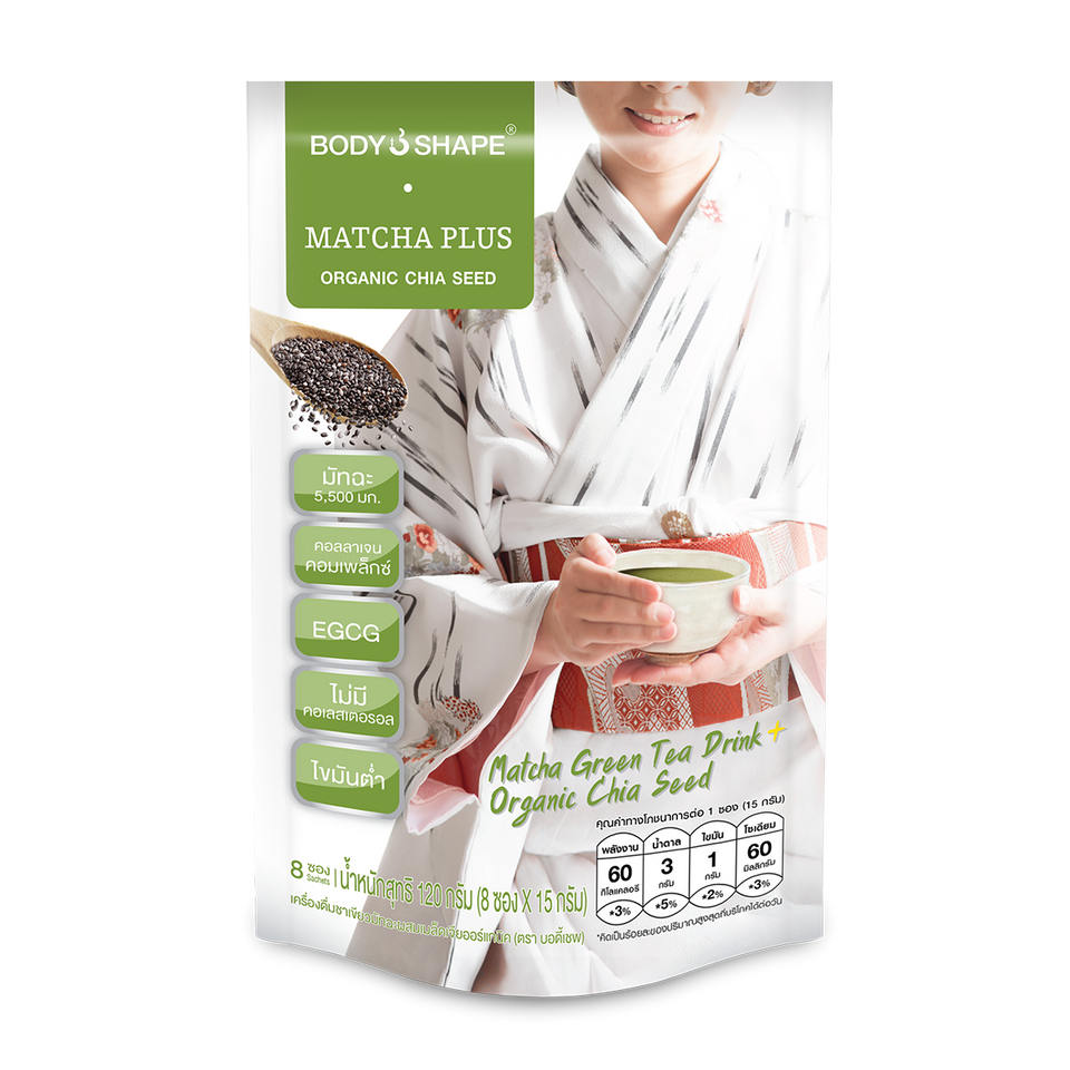 Matcha + Organic Chia Seed – Body Shape
