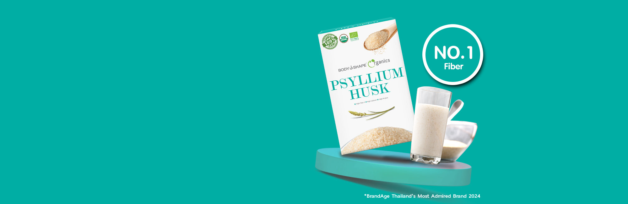 Organic Psyllium Husk 120g – Body Shape